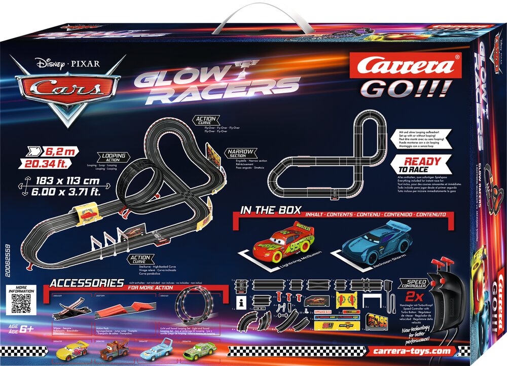 Disney·Pixar Cars - Glow Racers | Carrera