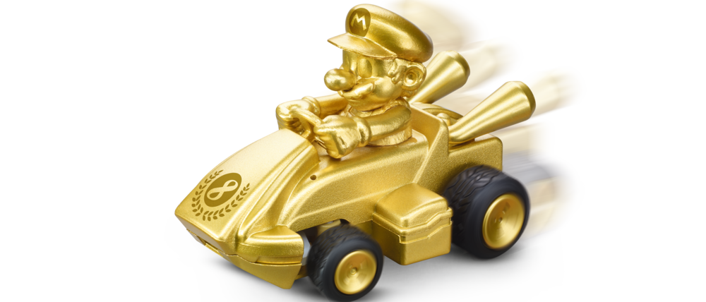 2,4GHz Mario Kart(TM) Mini RC, Mario - Gold (Paperbox) | Carrera