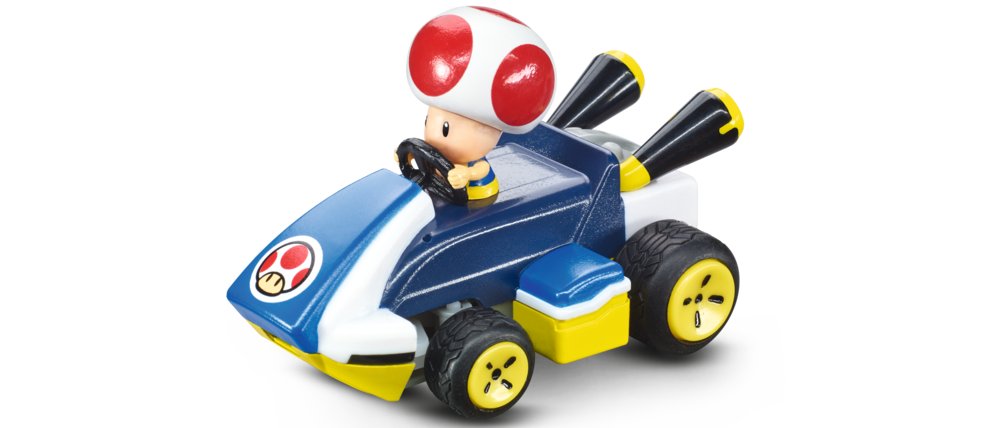 2,4GHz Mario Kart(TM) Mini RC, Toad (Paperbox) | Carrera