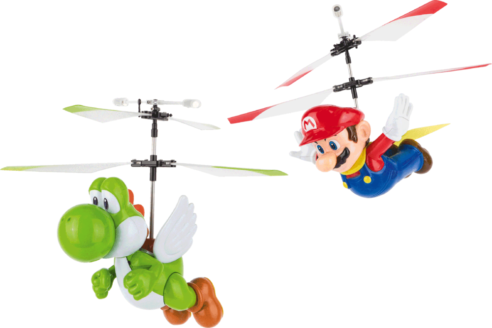 2,4GHz Super Mario™ - Twin Pack - Flying Cape Mario + Yoshi grün | Carrera